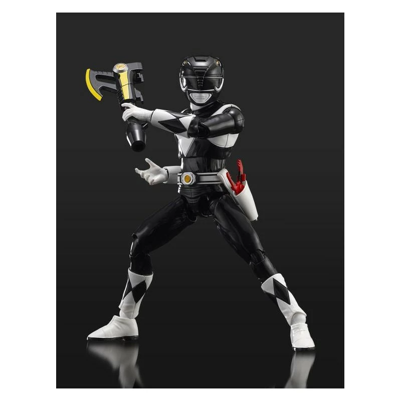 Our Mighty Morphin Power Rangers Black Ranger Model Kit Flame Toys is ...